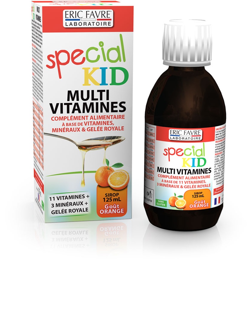 Sirop Spécial Kid Multivitamines 30 nutriments 125 Ml | Pharmashop
